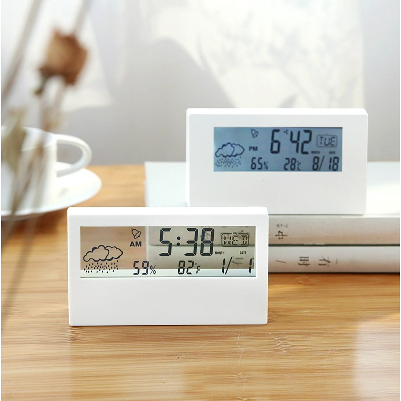 【In stock] Alarm clock Multifunction Digital Table Clock Study Desk ...