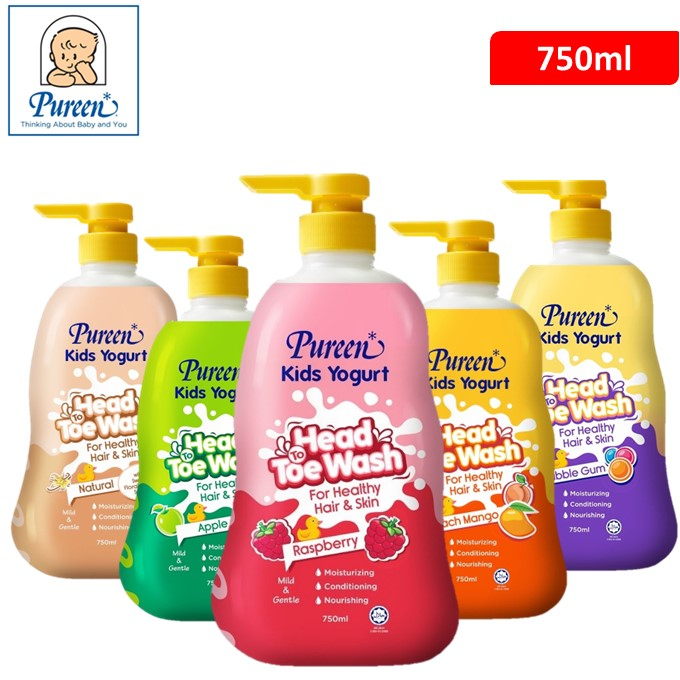 Pureen Kids Yogurt HTTW 750ml (VANILLA / APPLE / MG PEACH / RASPBERRY ...