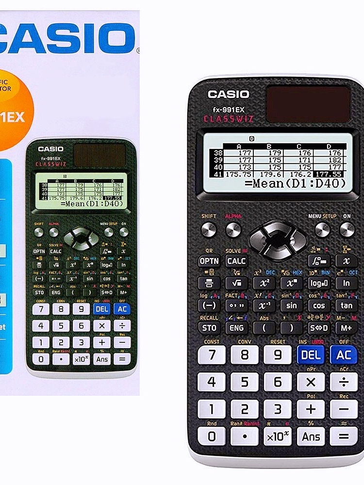 Casio FX-991EX Scientific Calculator (Black with 522 functions ...