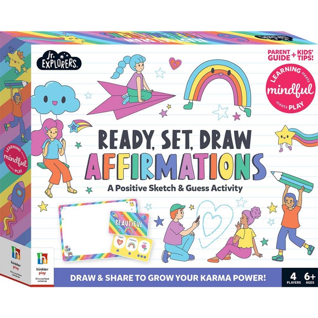 Junior Explorers: Ready, Set, Draw Affirmations (Hinkler) | Shopee ...