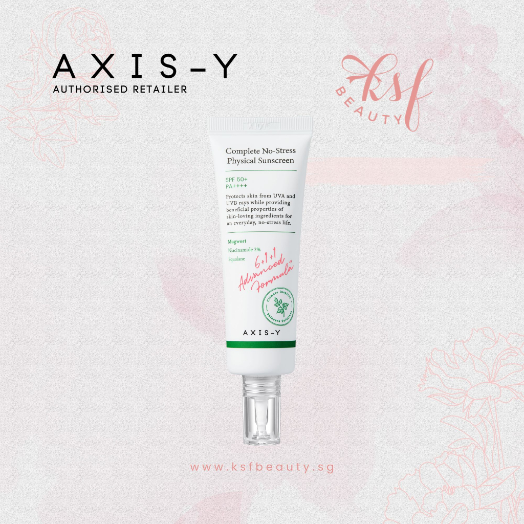 AXIS-Y Skincare Complete No Stress Physical Sunscreen 50ml | Shopee ...