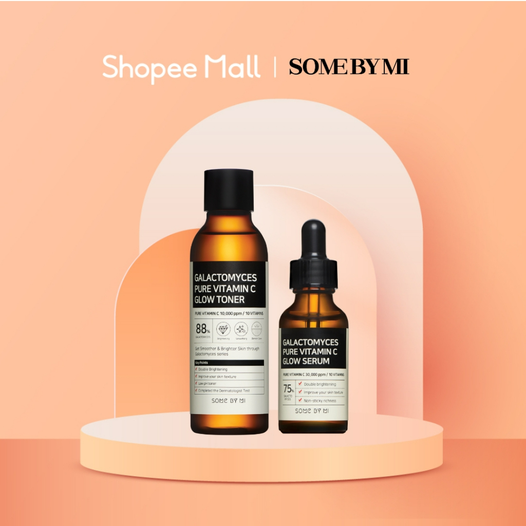 SOMEBYMI Galactomyces Toner, 200ml + Galactomyces Serum, 30ml [Skin ...