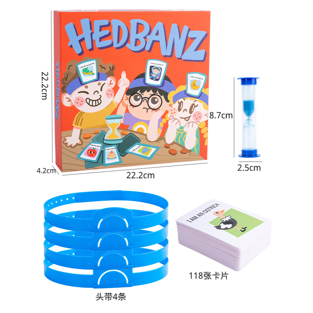 [SG Local Stock] HEADBANZ Guess Who am I Intelligent board game for ...