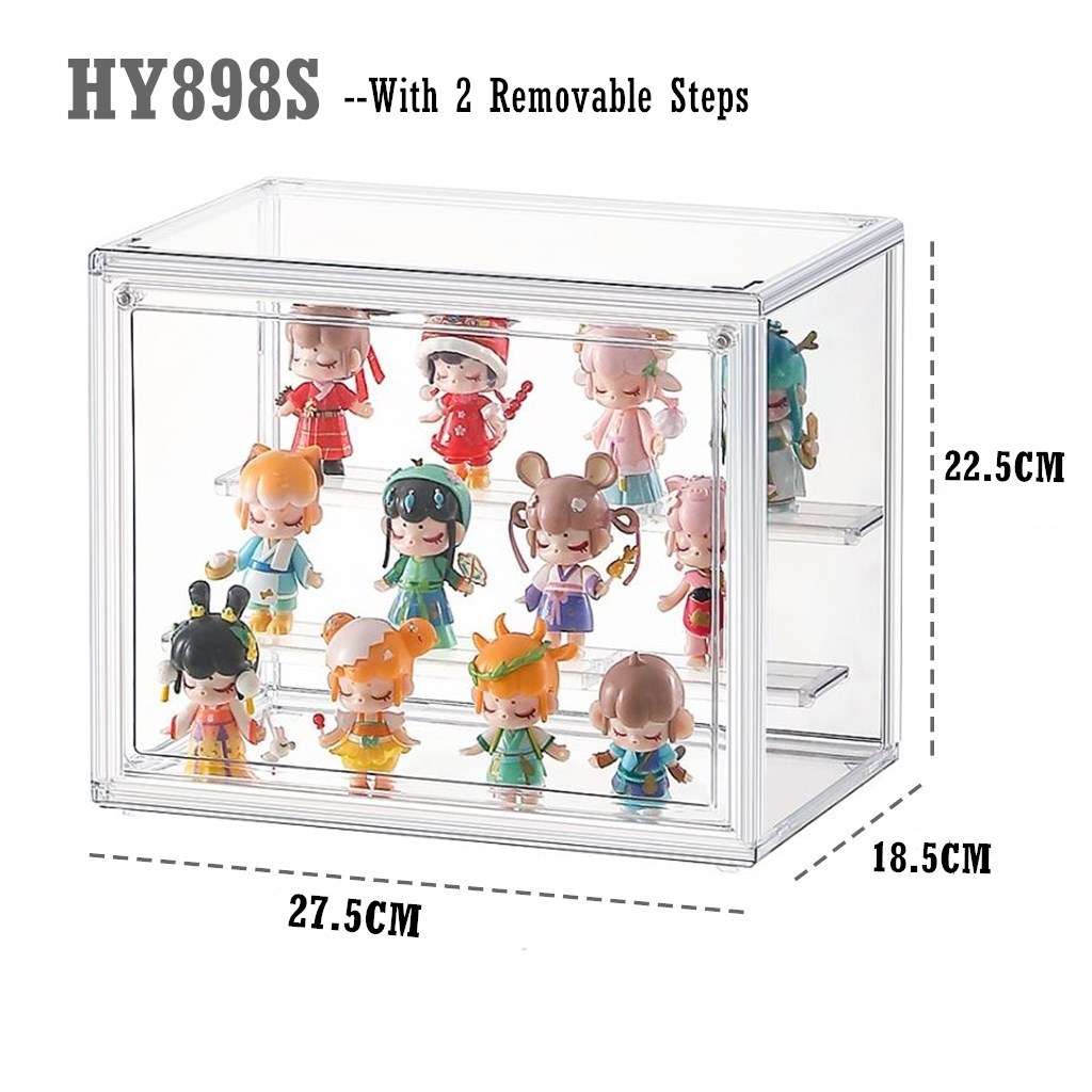 Acrylic Labubu Zimomo Popmart Bag Display Case Figurine Display Box ...