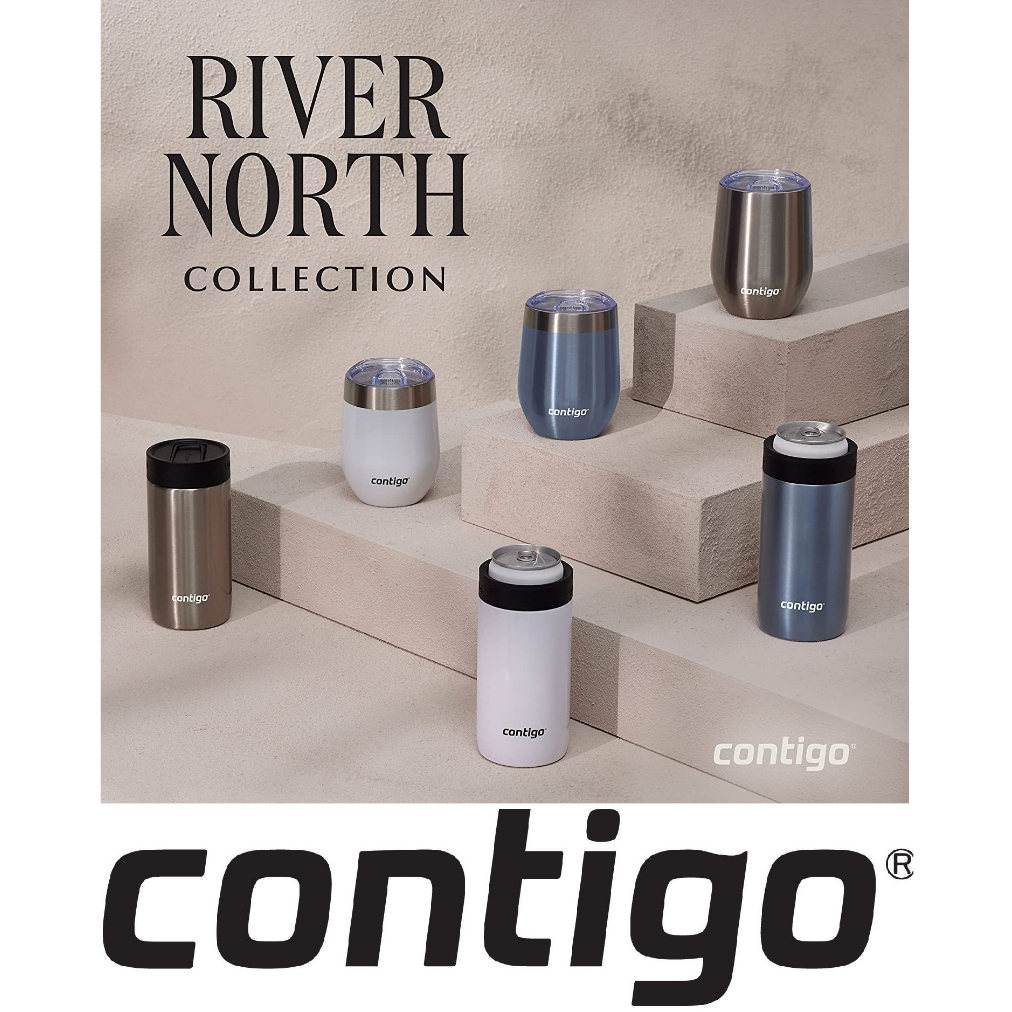 Contigo River North Stainless Steel Wine Tumbler with Splash-Proof Lid ...