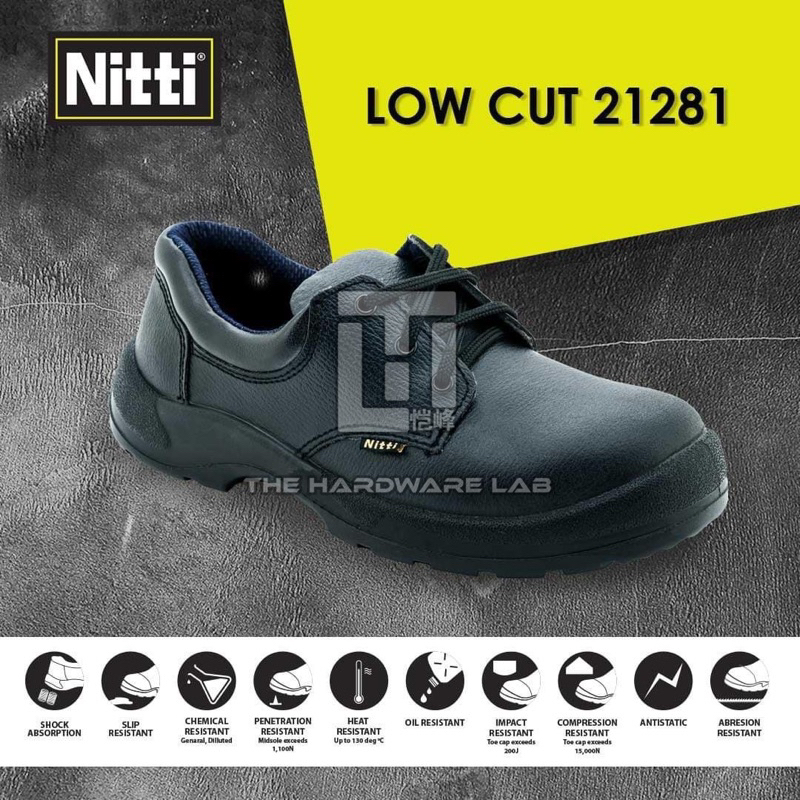 {The Hardware Lab}Nitti 21281 Low-Cut Light-Weight Safety Shoes With ...