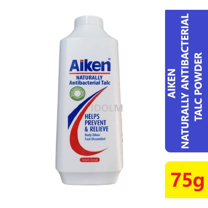 AIKEN ANTIBACTERIAL TALC POWDER (75G) | Shopee Singapore