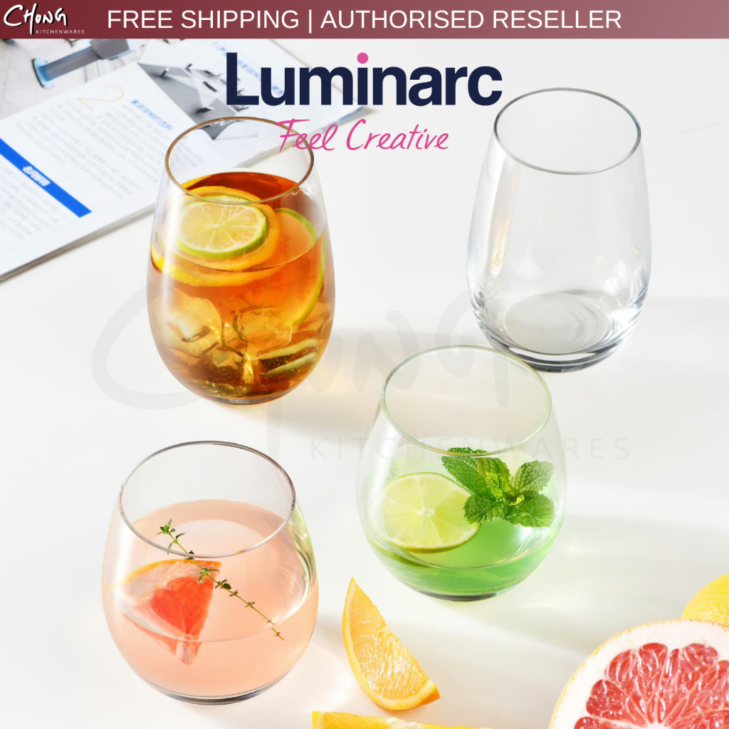Luminarc Maine Highball/Old Fashioned Glass, Set of 6's [Cocktail/Rock ...