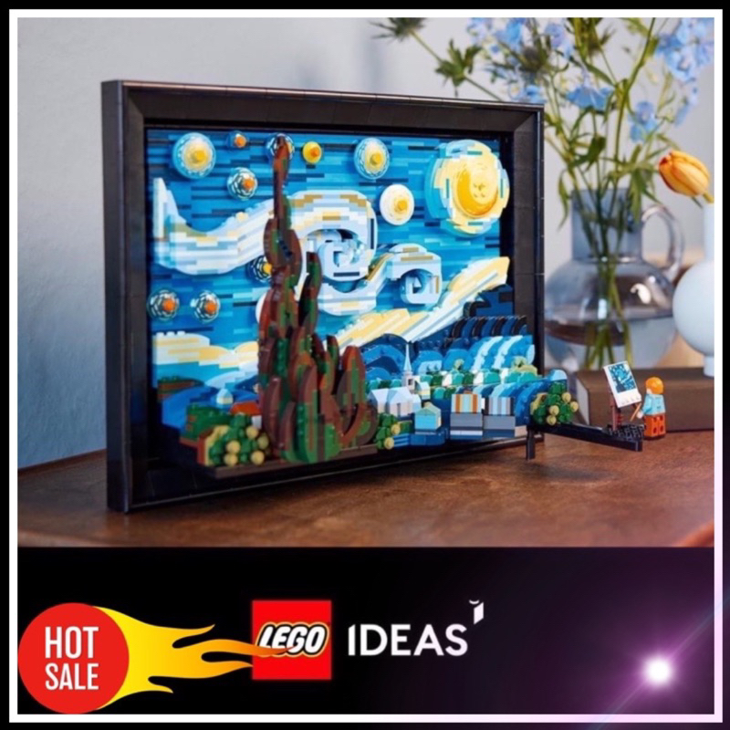 LEGO 21333 Ideas Vincent van Gogh - The Starry Night | Shopee Singapore