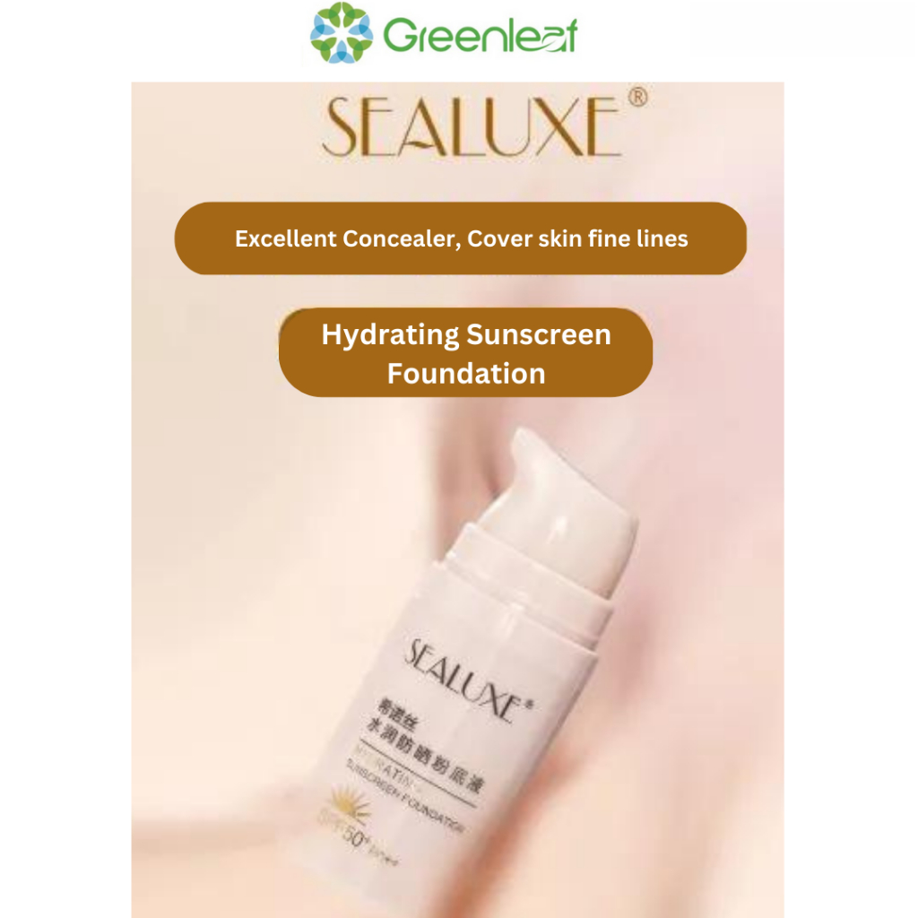 GREENLEAF SEALUXE HYDRATING SUNSCREEN FOUNDATION 30ml | Shopee Singapore