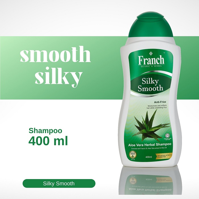 FRANCH SILKY SMOOTH ANTI FRIZZ HAIR SHAMPOO 400 ML | Shopee Singapore