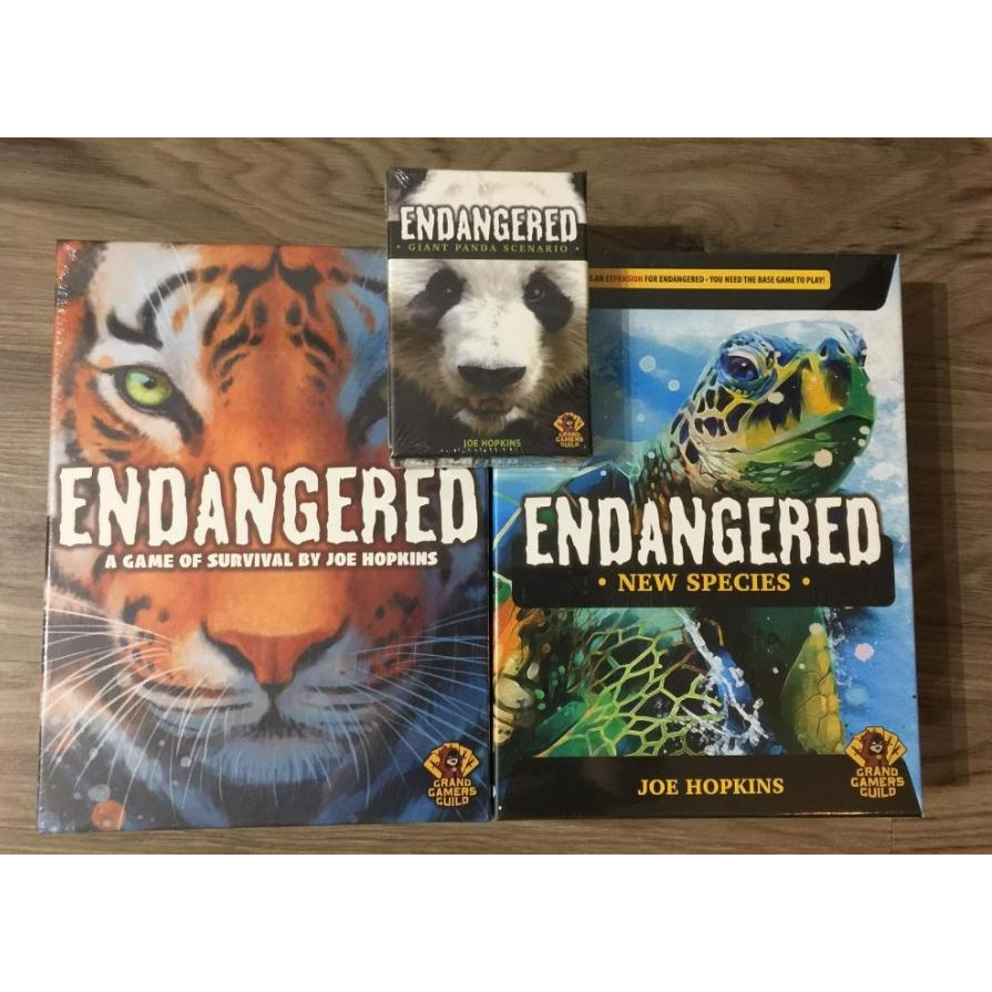 Endangered KS edition game + all expansions: New Species + Panda ...