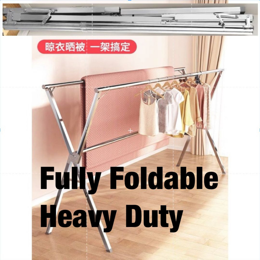 UMD Stainless Steel Extendable Foldable Rack Drying Clothes Rack ...