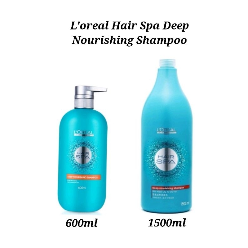 Loreal Hair Spa Deep Nourishing Shampoo 600ml /1500ml | Shopee Singapore