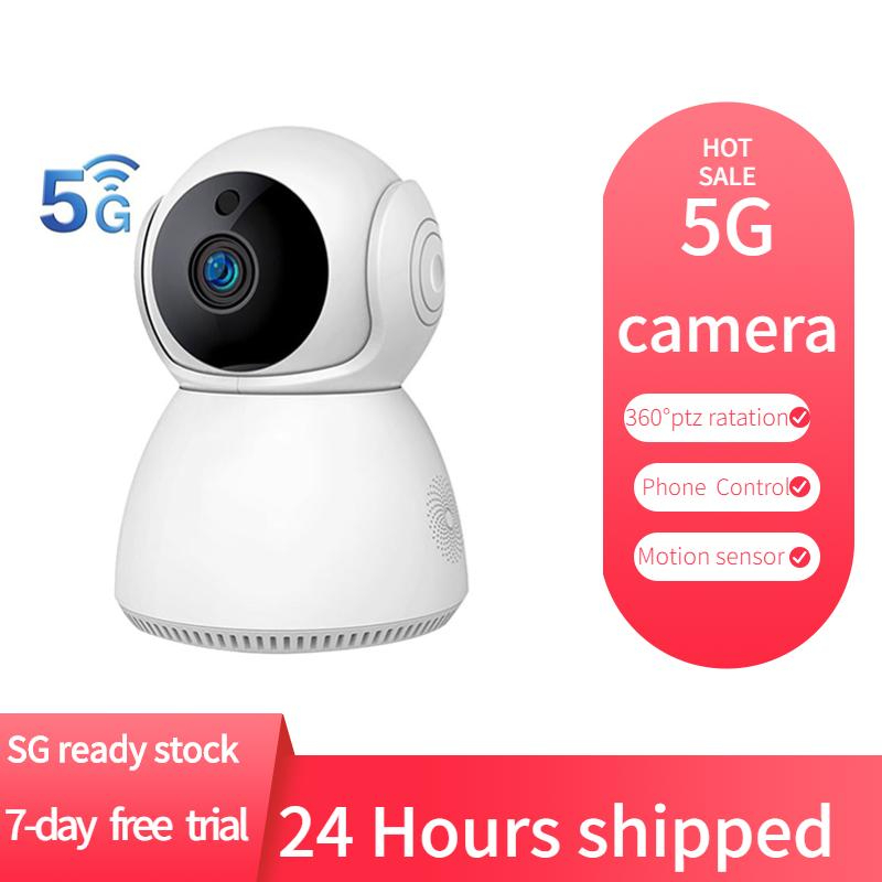 5G Wifi Camera HD 1080P Wireless Home CCTV PTZ Camera | Shopee Singapore