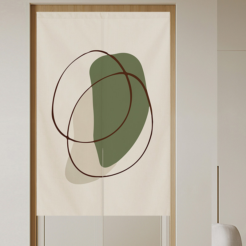 Door Curtain Noren with Rods Long Japanese Style For Door Entrance ...