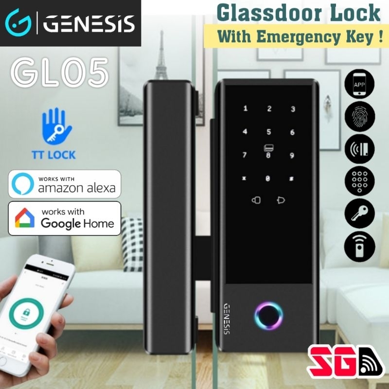 🇸🇬FREE Installation🇸🇬 GENESIS GL05 Bluetooth Wifi App Biometric ...