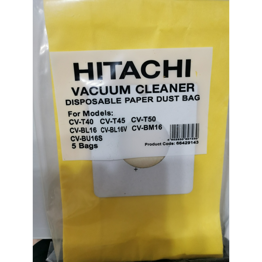 Hitachi Vacuum Cleaner Original Factory Replacement Bags Thicker Paper ...