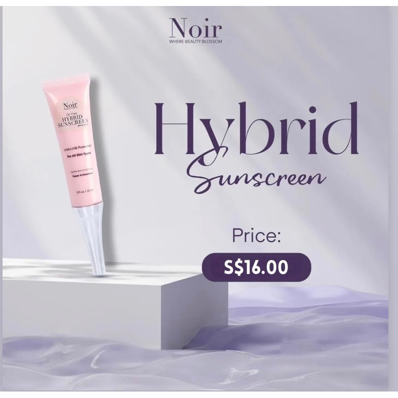 Noir Hybrid Sunscreen *SG READY STOCK* | Shopee Singapore