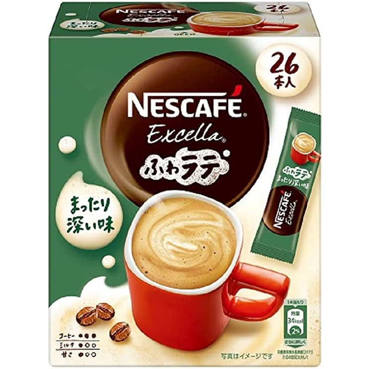 【Direct from Japan】Nestle Japan Nescafe Excella Fluffy Latte Deep ...