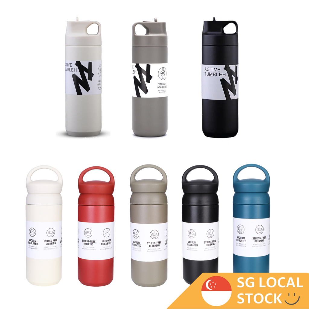 550ml 480ml Thermal Flask Water Bottle Vacuum Insulated Bottle Stainless Steel Coffee Cup ...