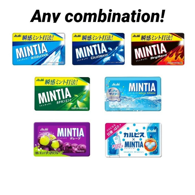 【Direct from Japan】 Asahi MINTIA 50 tablets 2, 4, 10 packs ( Wild & Cool, Cold Smash, Dry Hard ...