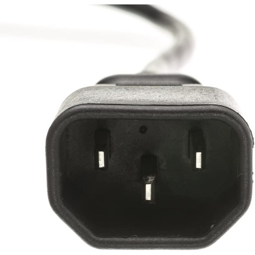 6 feet Computer/Monitor Power Extension Cord, C13 Female to C14 Male ...