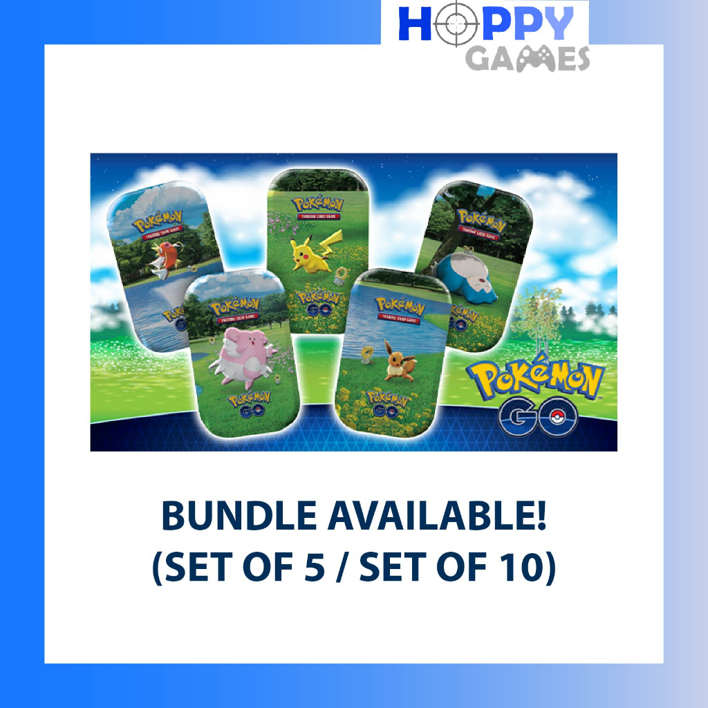 [CHOOSE OPTION] READY STOCK! Pokemon TCG Pokemon Go Mini Tins | Shopee ...