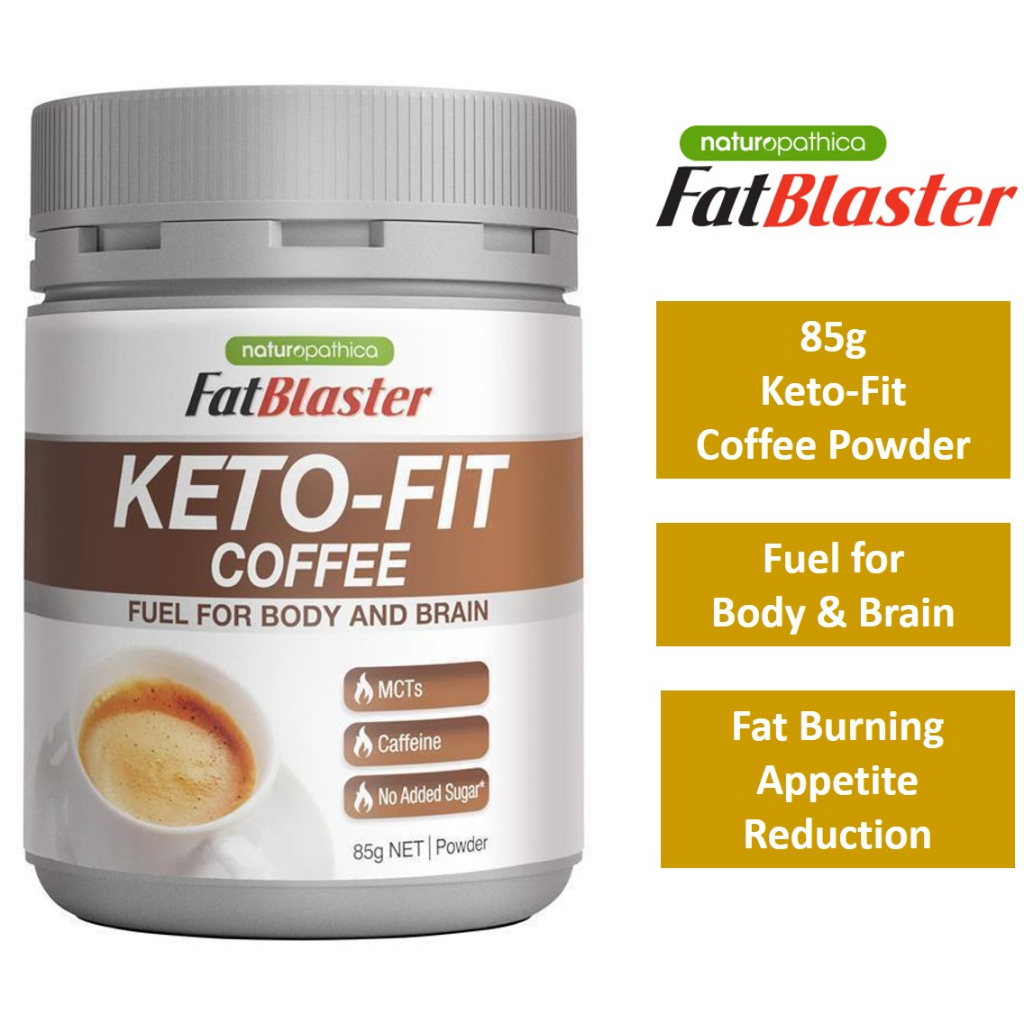 Naturopathica Fatblaster Keto Fit Coffee 85g | Shopee Singapore