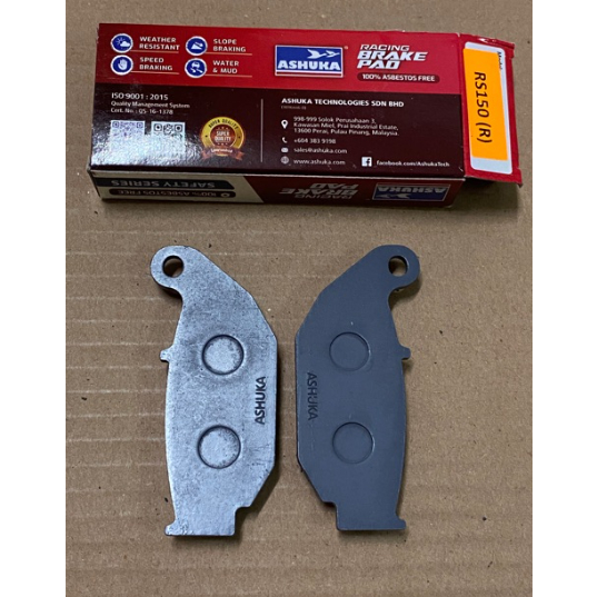 Ashuka Racing Brake Pad ( REAR ) RS150 GTR150 CBR150 MSX125I WINNERX ...