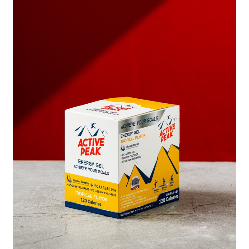 Active Peak High Performance Energy Gel with BCAA and Cluster Dextrine (40ml) | Shopee Singapore