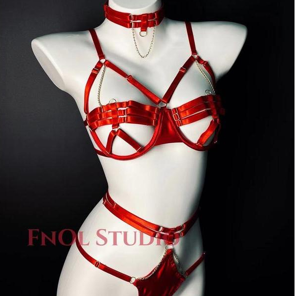 {FnOl Studio--Redbird} Women Sexy Lingerie Cosplay Costume Set | Shopee Singapore