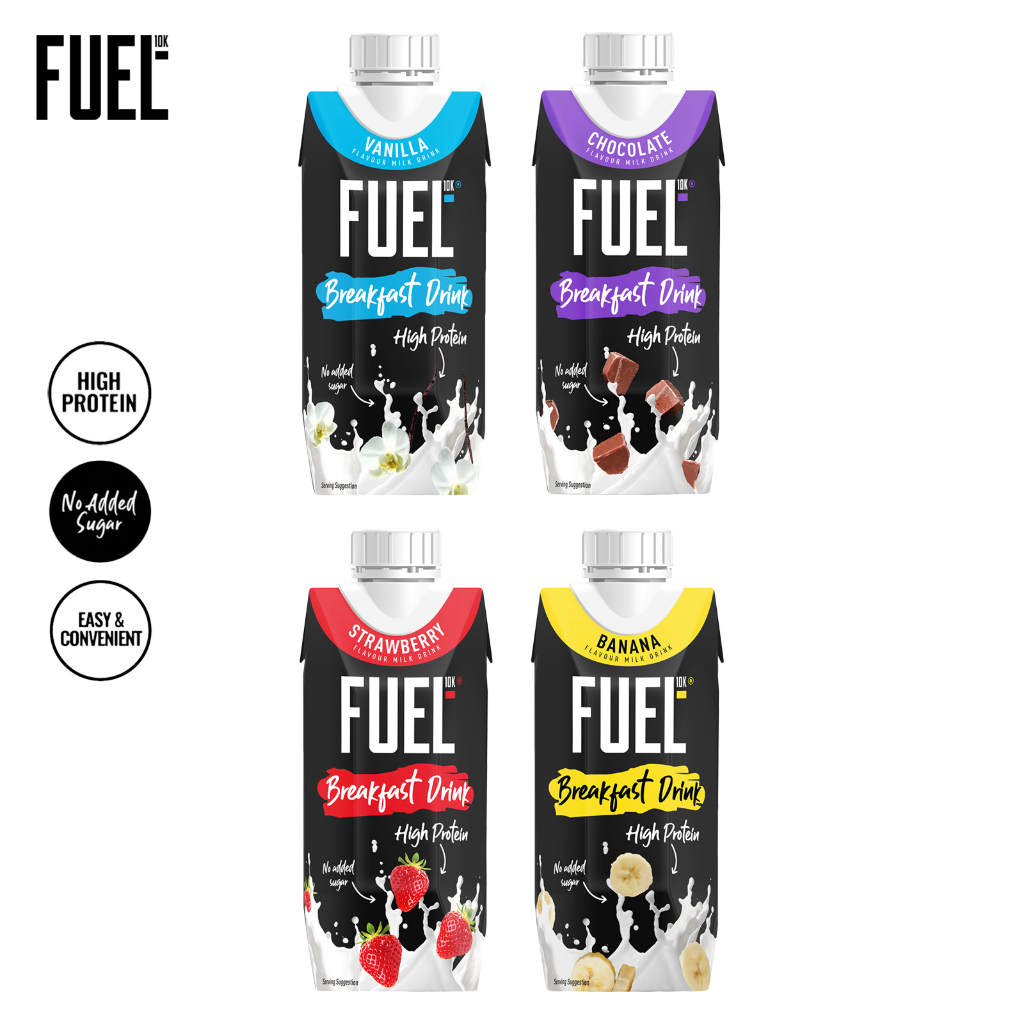 FUEL10K High Protein Breakfast Milk Gluten Free 330ml | Shopee Singapore