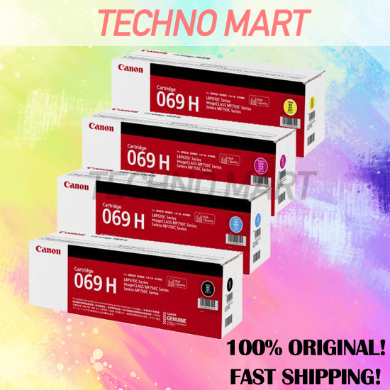 [SG Local Stock] Canon Cart 069H Black Cyan Magenta Yellow Cart-069H ...