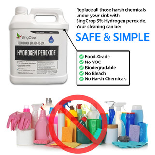 SingCrop Food Grade 3% Hydrogen Peroxide | Disinfectant Multipurpose ...