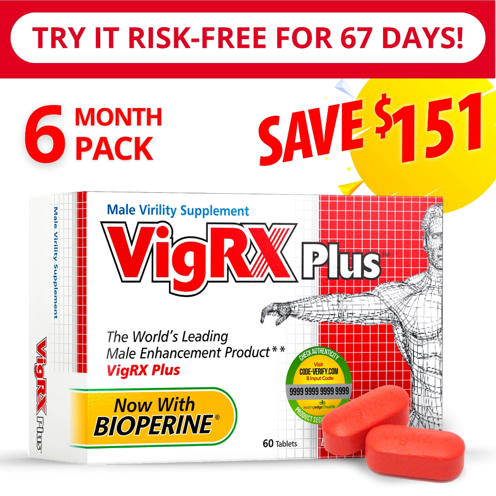 VigRX Plus Male Herbal Dietary Supplement Pills for Men by Official Leading Edge Health | Shopee ...