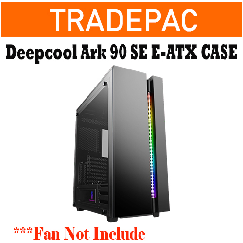 Deepcool Ark 90 SE, EATX Case, ARGB on Front Panel, Transparent PSU ...