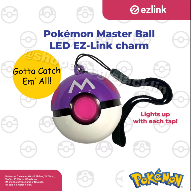 Pokémon Master Ball | Pokéball LED EZ-Link charm Limited Edition ...