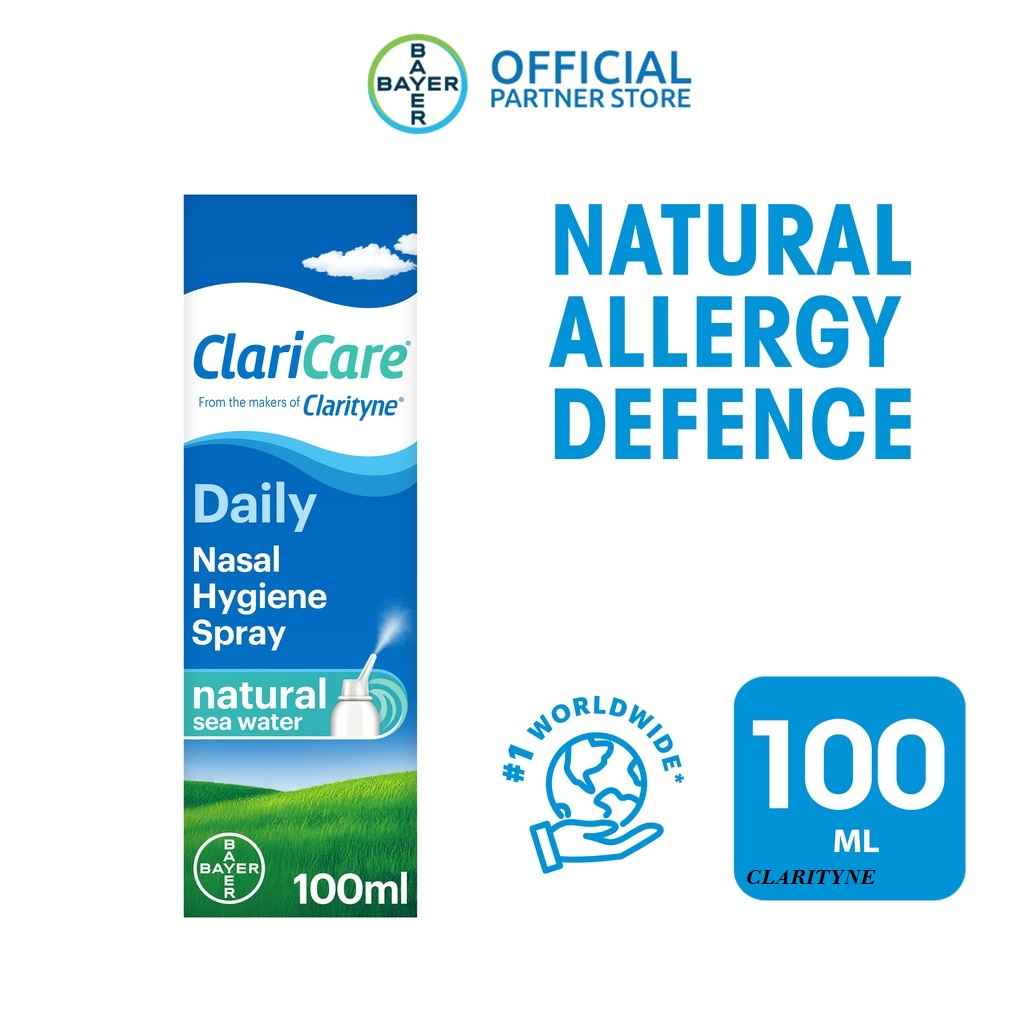 CLARICARE (CLARITYNE) DAILY NASAL HYGIENE SPRAY 100 ML | Shopee Singapore