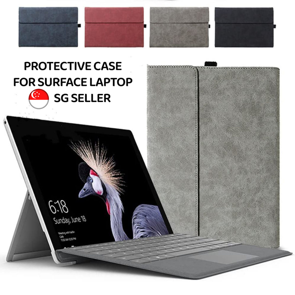[SG Seller] PU Leather case for Microsoft Surface Laptop Pro 9 , 8 , 7 ...
