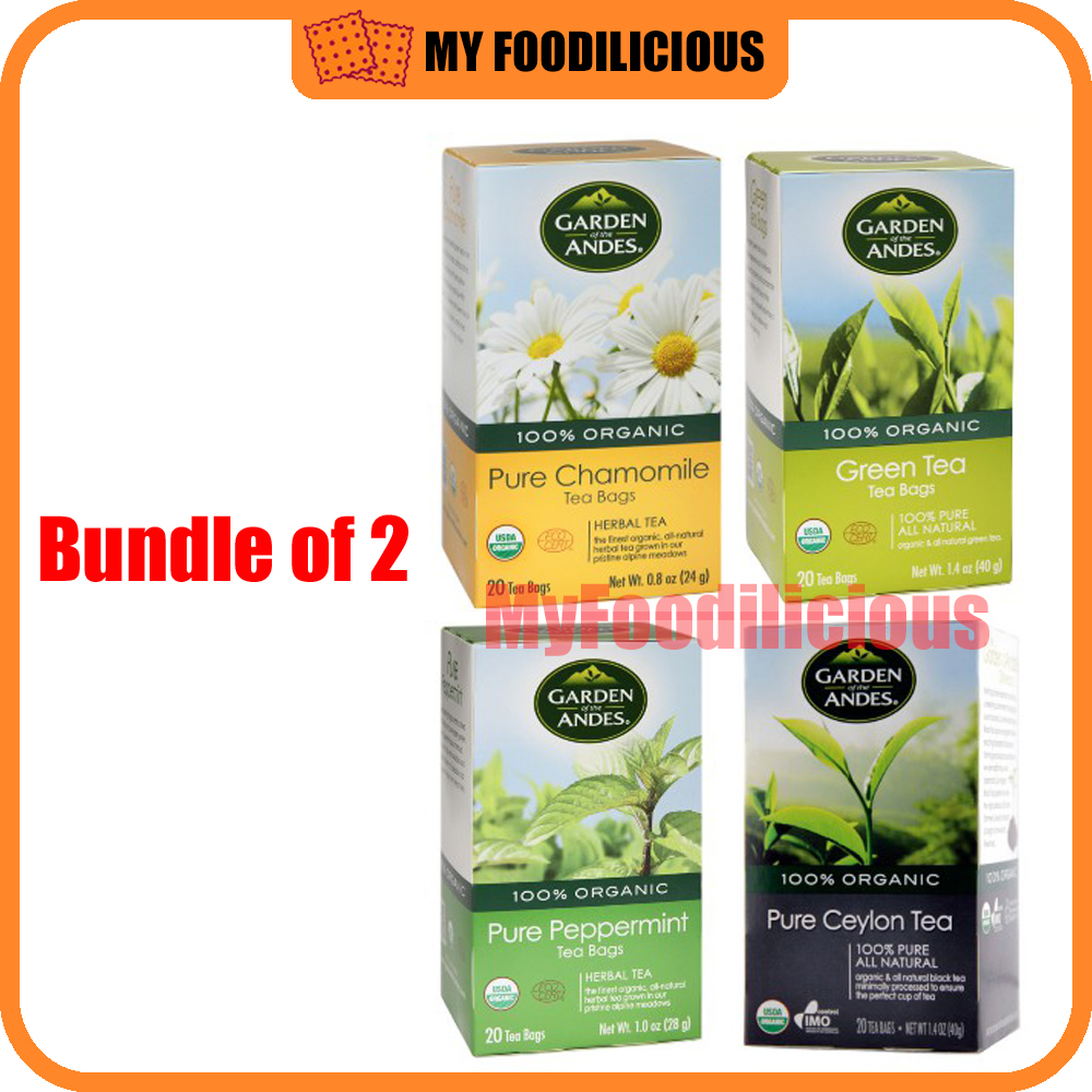 [100% Organic Tea] Garden of the Andes Tea Bags (20 bags) | Shopee ...