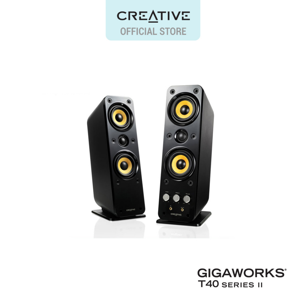 Creative GigaWorks T40 Series II - 2.0 Multimedia Speaker System with ...