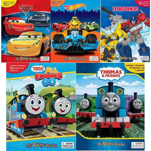 My Busy Book : Disney Cars 3/Hot wheels/ Transformers/Thomas & friends ...