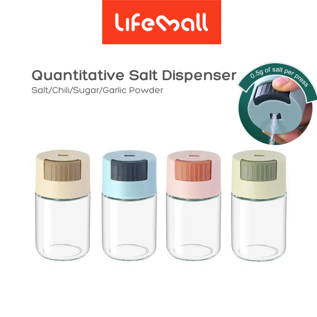 LifeMall - Salt Dispenser | Glass Bottle | Seasoning Jar | Spice Jar ...