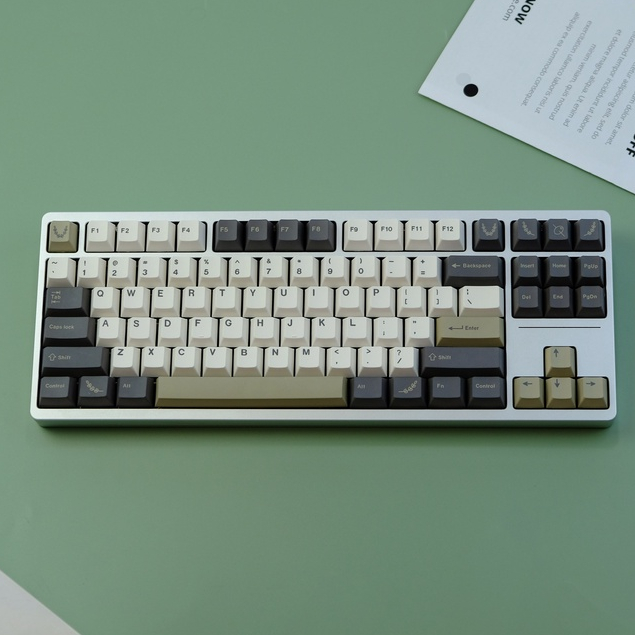 GMK Olives Keycap, 129 Keys PBT Keycaps Cherry Profile DYE-SUB ...