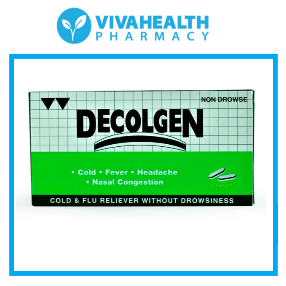 Decolgen Non Drowsy for cold, flu and fever 20s | Shopee Singapore