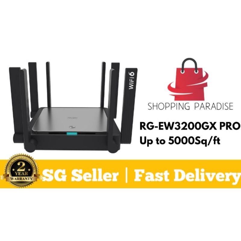 RG-EW3200GX PRO ROUTER [3200Mbps Dual-band Wi-Fi 6 Mesh Router ...