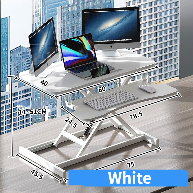 HSL Widened Desktop Standing Desk Lifting Table Computer Table ...