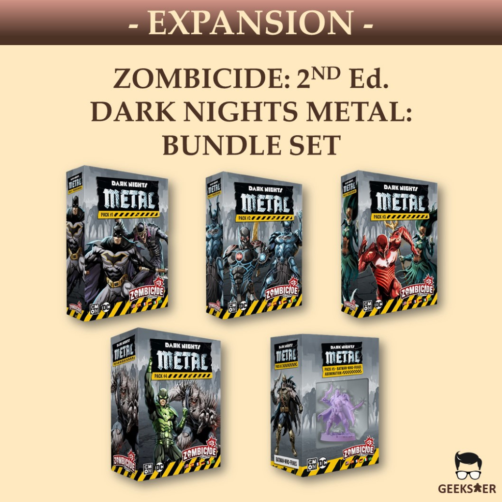 Zombicide 2nd Edition: Dark Night Metal Expansion Packs Board Game ...