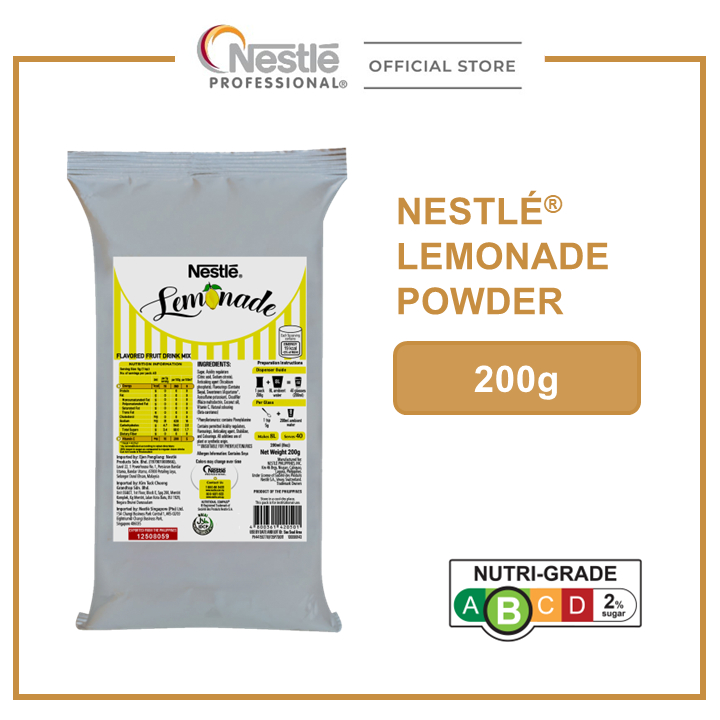 NESTLÉ® Lemonade Powder - 200g | Shopee Singapore